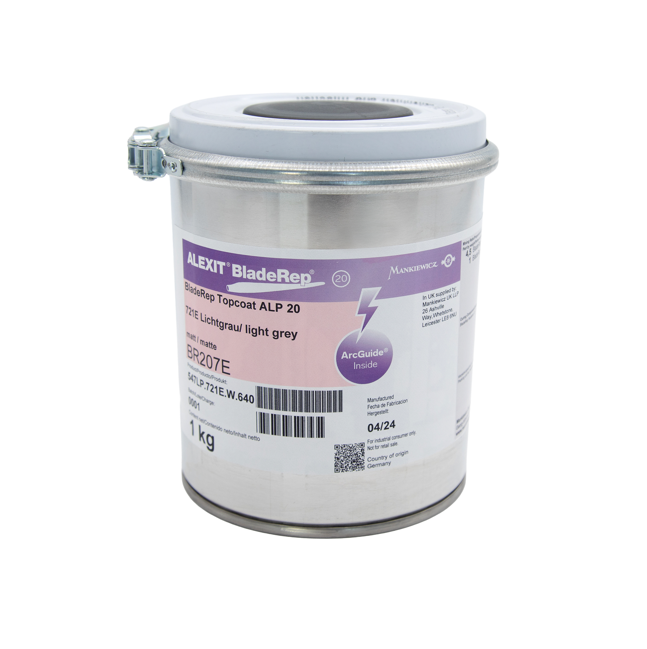 ALEXIT® BladeRep® ALP 20, 1 kg (Similar to 7035 Light Grey)